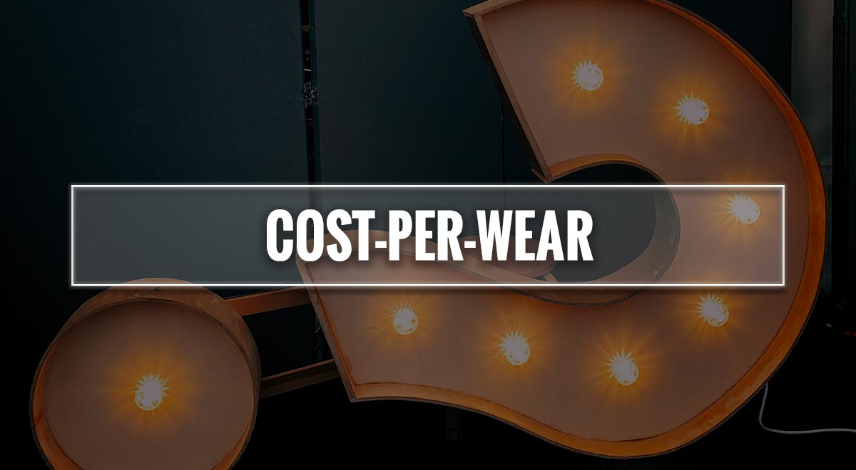 Cost per wear: significato e traduzione