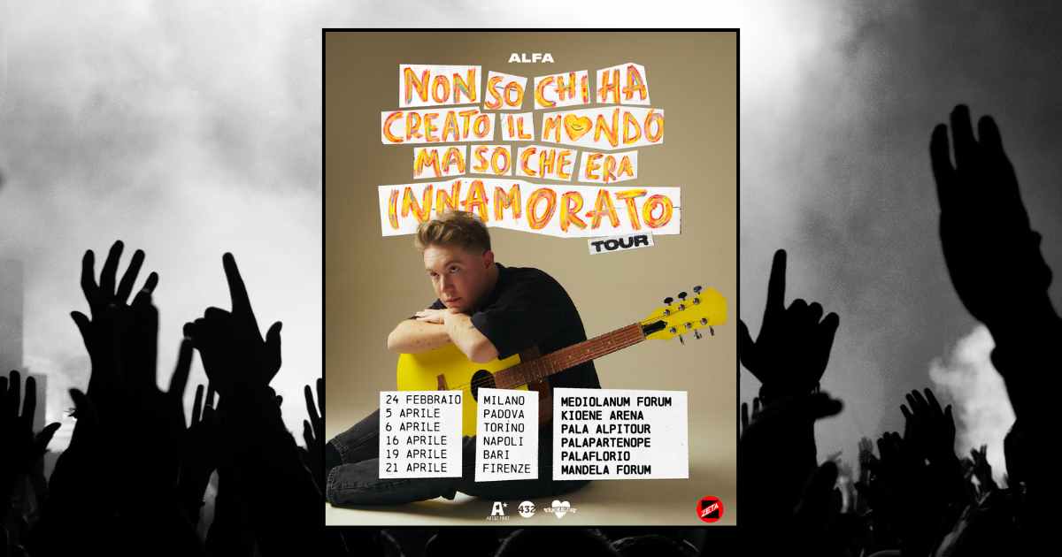 Biglietti concerti Alfa Tour 2024 nei Palazzetti: date