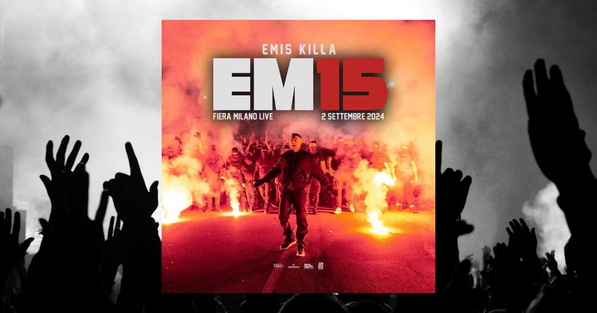 Scaletta Emis Killa 2 settembre 2024 EM15, Fiera Milano Live