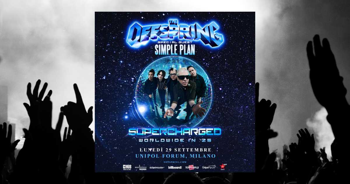 Biglietti concerto The Offspring a Milano, 29 settembre 2025 Unipol Forum