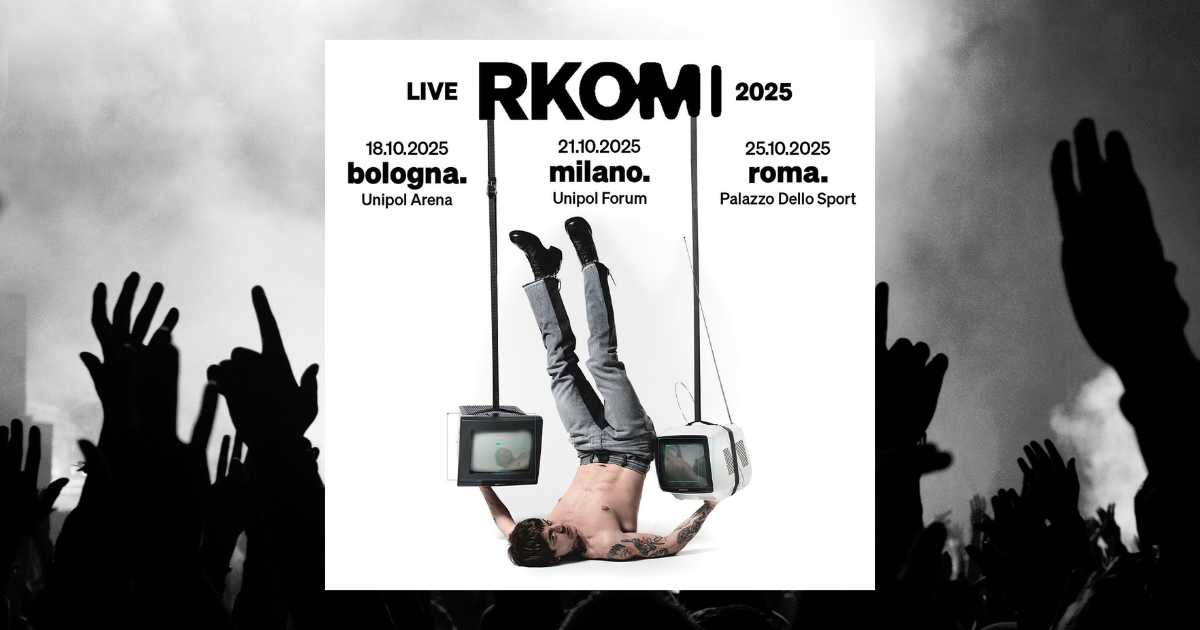 Biglietti concerto Rkomi a Bologna, Milano e Roma a ottobre 2025