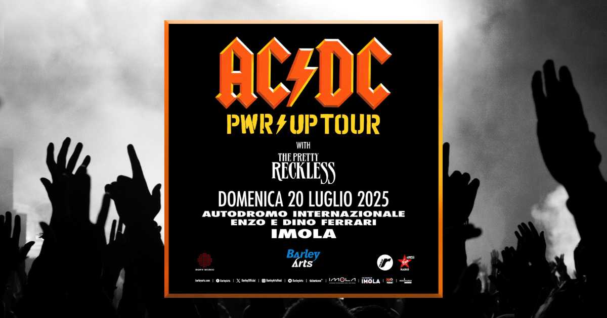 AC/DC POWER UP Tour 2025: unica data italiana a Imola il 20 luglio