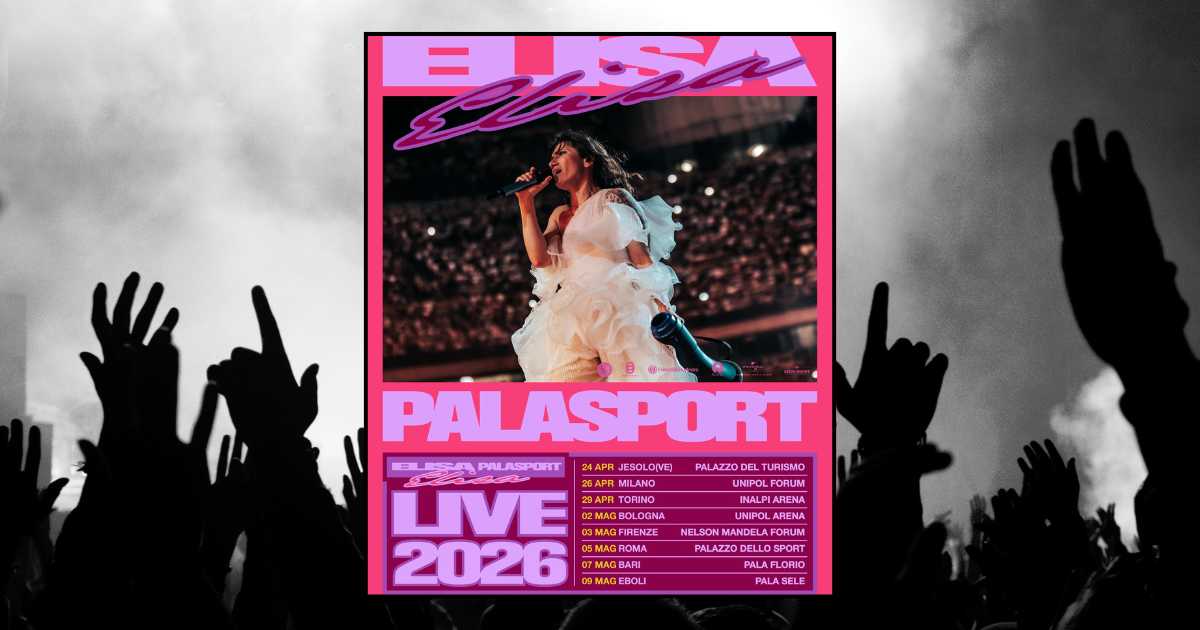 Scaletta concerto Elisa a Eboli, 18 novembre 2025 Palasele