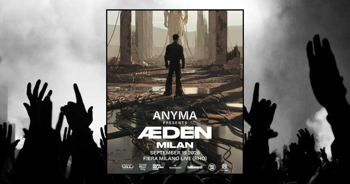 Biglietti concerto Anyma a Milano, 19 settembre 2026 Fiera Milano Live